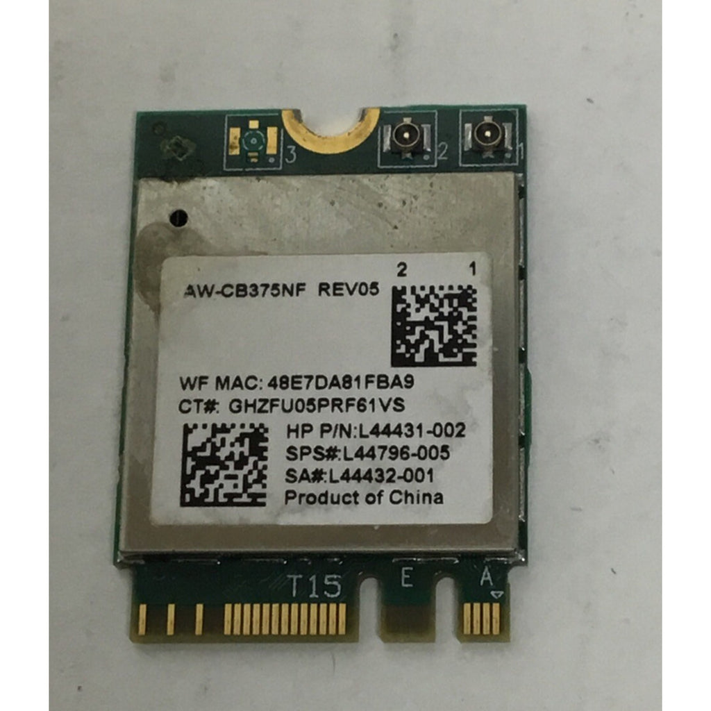 Genuine Hp Wireless WiFi card AW-CB375NF REV05 L44431-002 – PCPartsLV